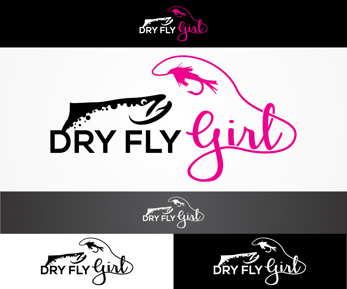 Modern, Playful Logo Design for Dry Fly Girl by sangeloenriquez ...