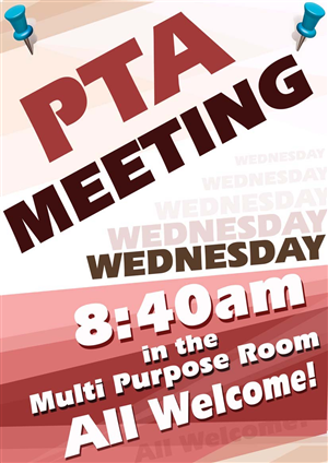 PTA Meeting Poster | 28 Poster Designs for a business in United States