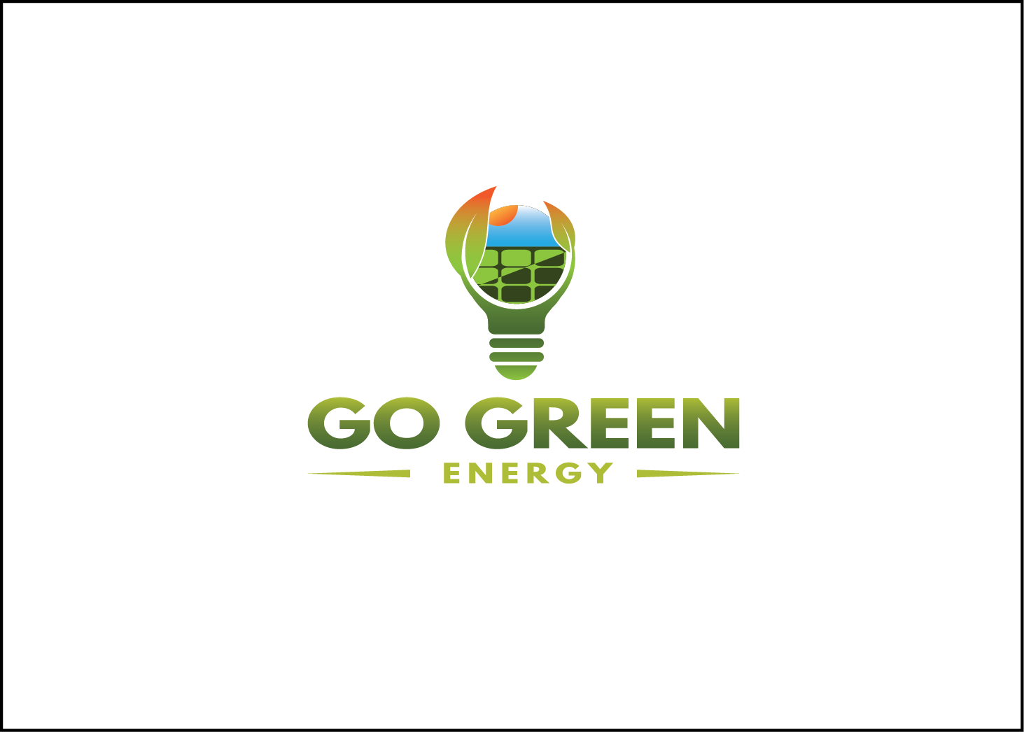 Elegant, Playful, Solar Energy Logo Design for GO GREEN ENERGY by Boink ...
