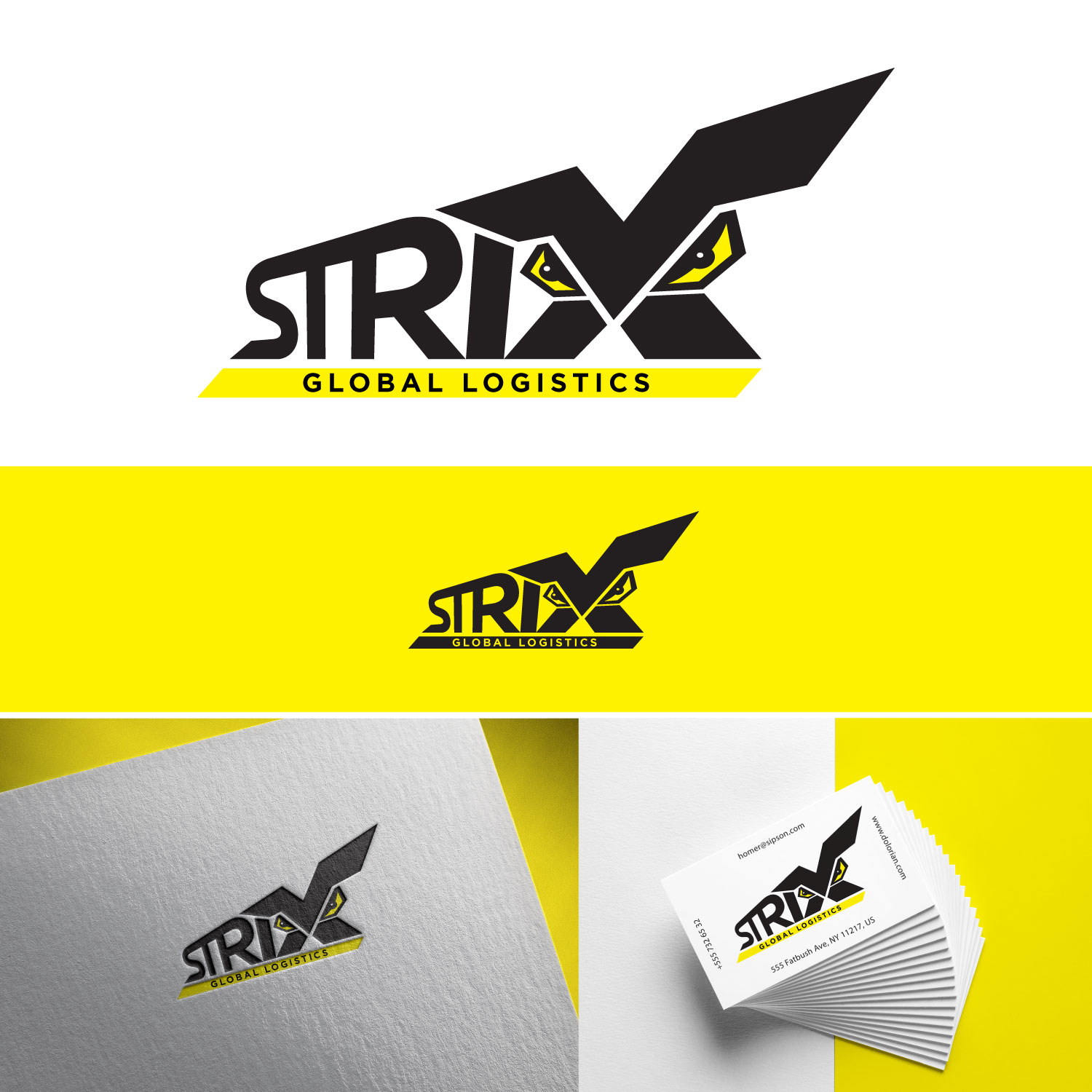 Masculine, Bold, Freight Forwarding Logo Design for STRIX by Logovlad ...