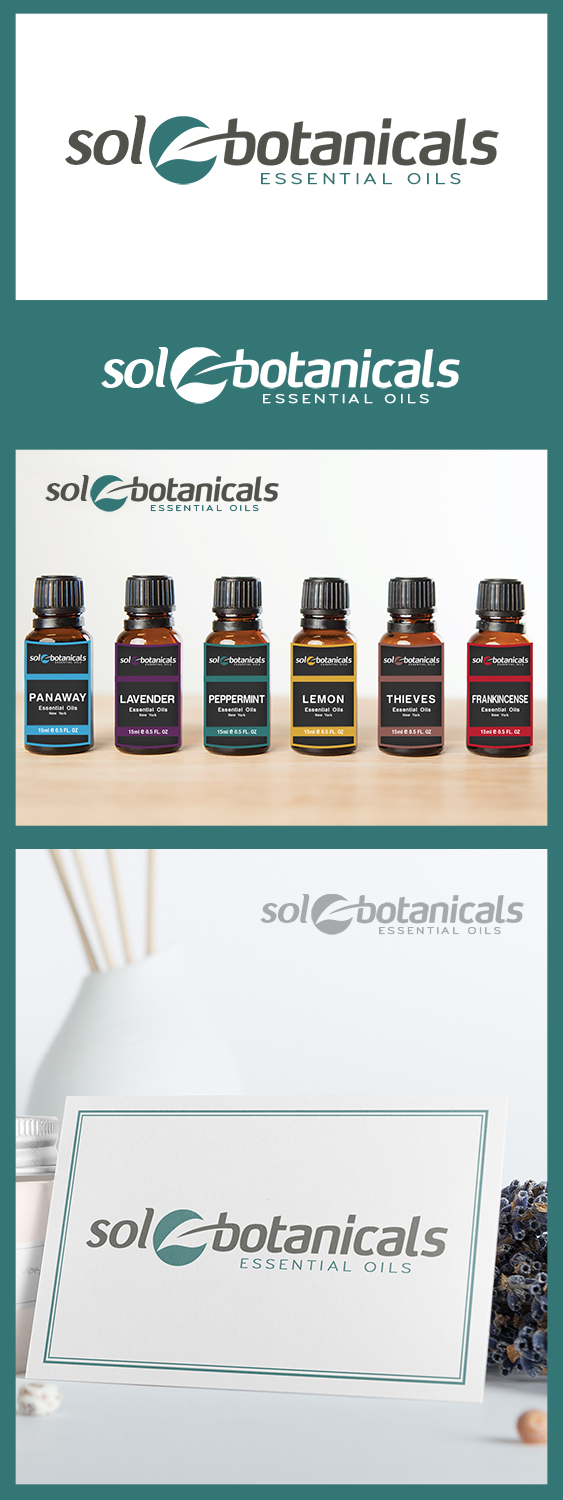 Elegant, Upmarket Logo Design for Sol Botanicals Essential Oils by ...