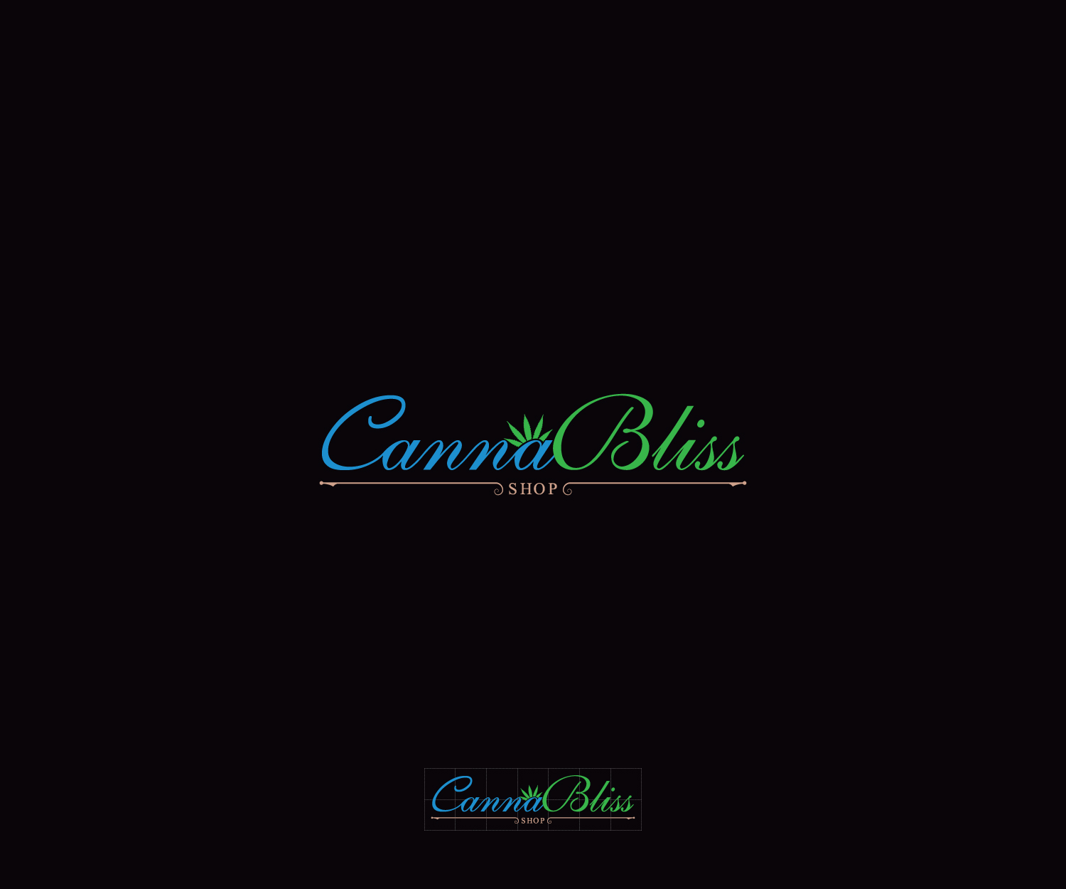 Bold, Colorful, Shop Logo Design for CannaBliss by Creati Studio ...