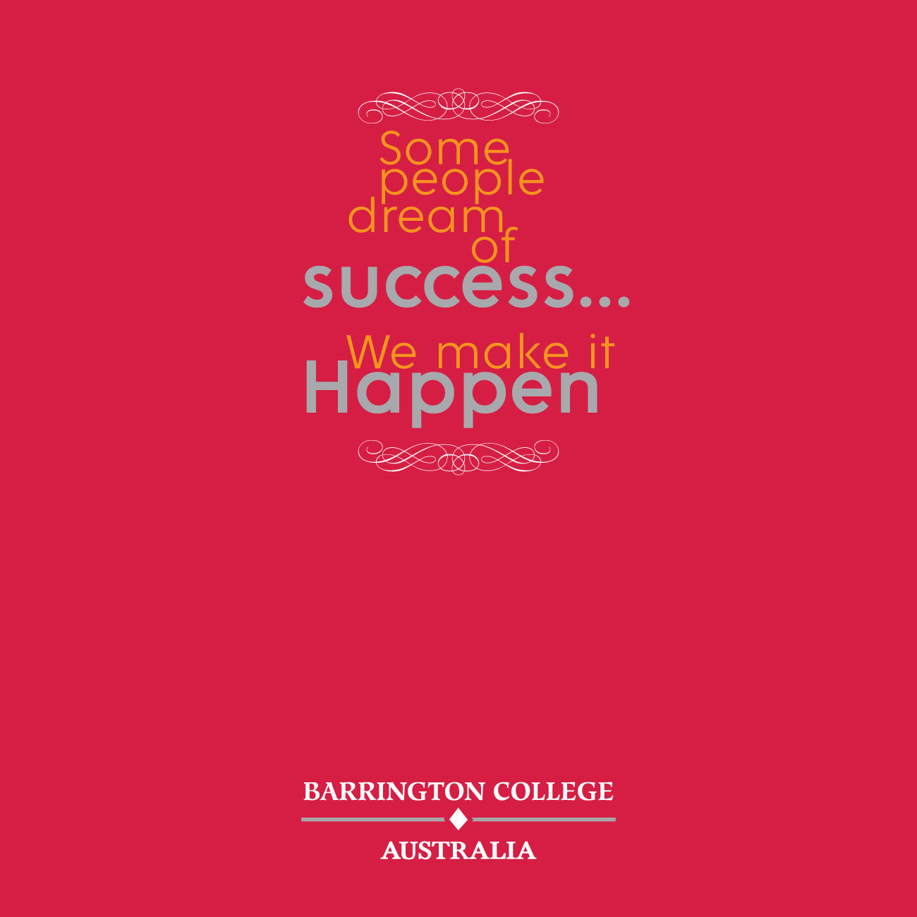 Elegant, Upmarket, Hotel Flyer Design for Barrington College by ...