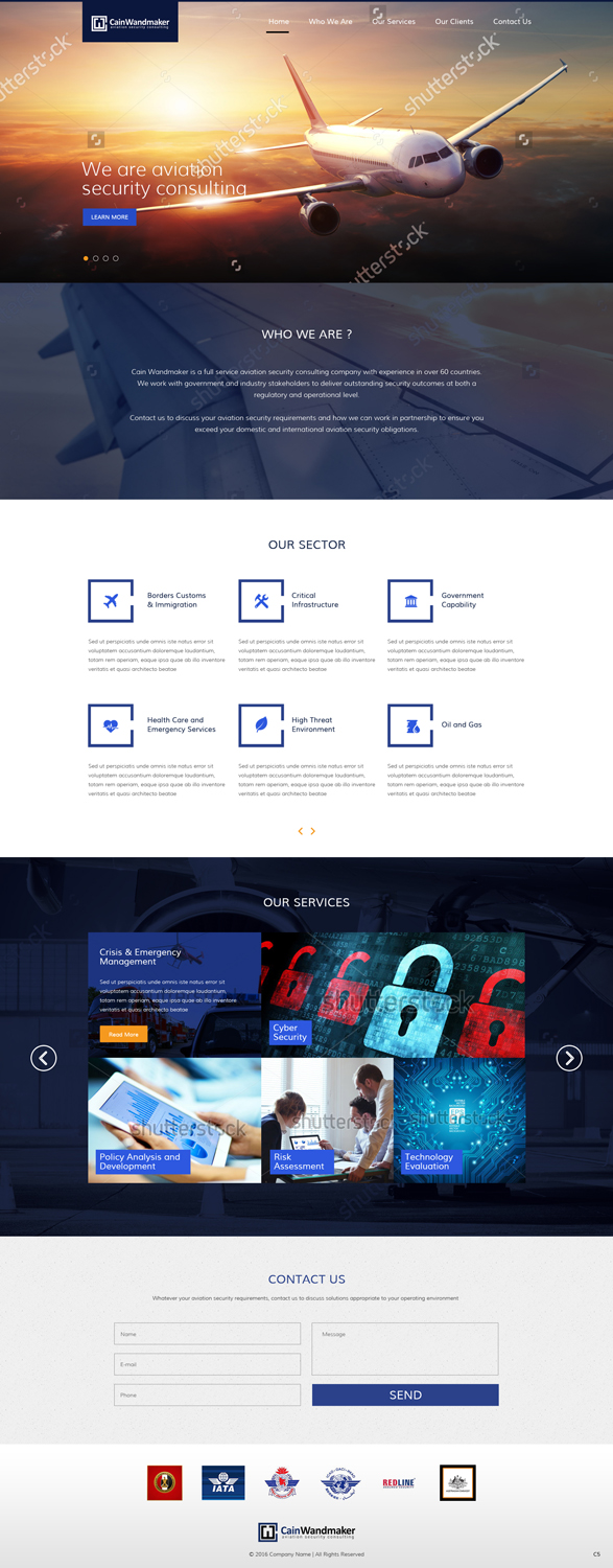 Serious, Professional, It Company Web Design for a Company by pb ...