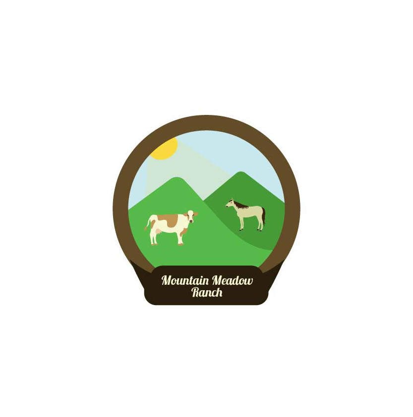 Modern, Personable, Ranch Logo Design for Mountain Meadow Ranch (if ...