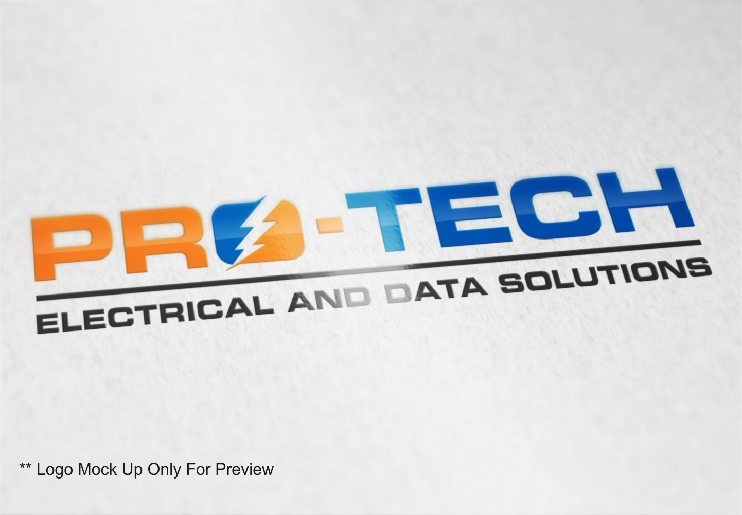 Modern, Professional, Business Logo Design for Pro-Tech Electrical and Data Solutions by Graphic ...