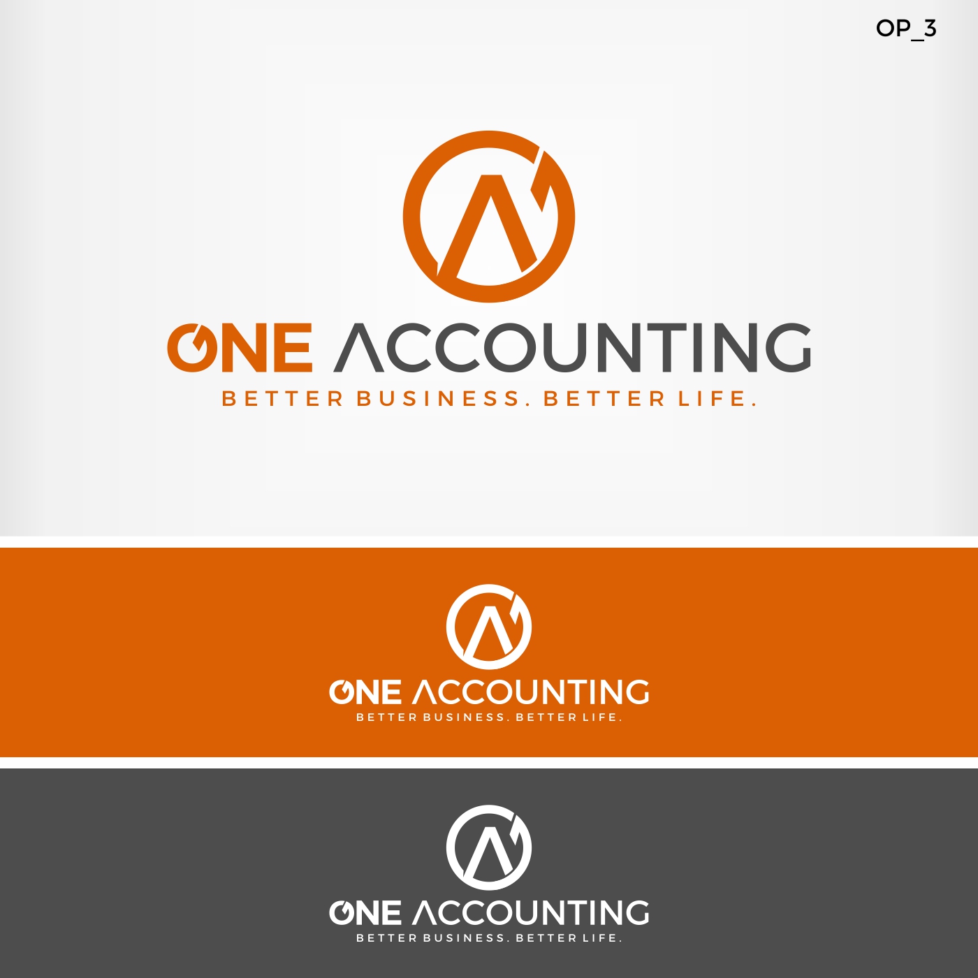 Moderno, Profesional, Accounting Diseño de Logo for One Accounting ...