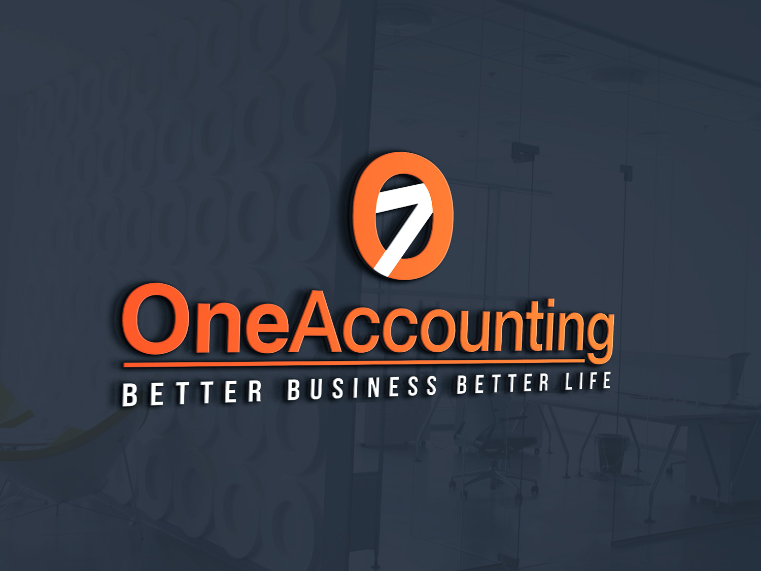 Modern, Professional, Accounting Logo Design for One Accounting. Slogan ...