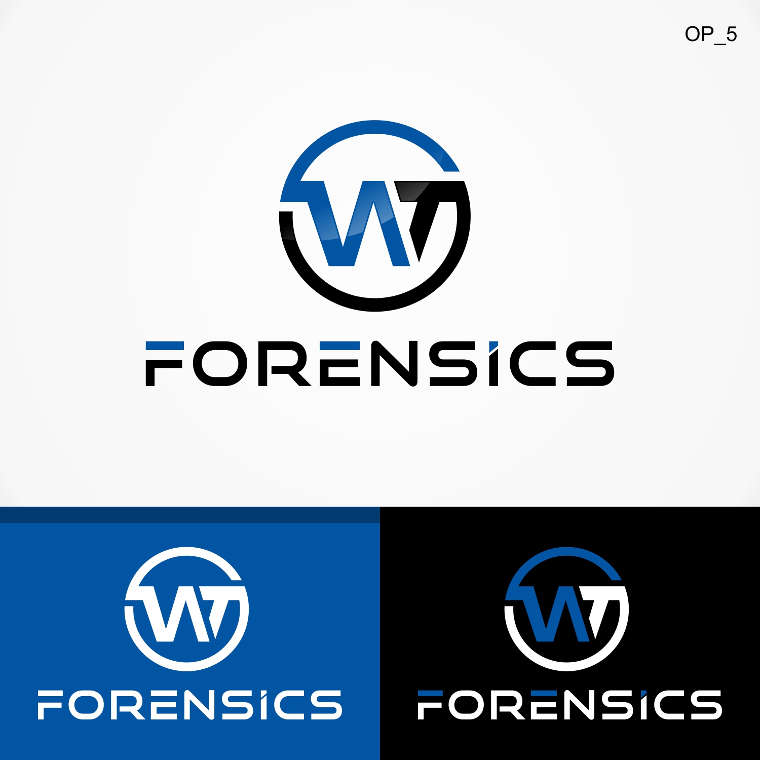 Computer Logo Design for WT Forensics by Well Being | Design #11933740