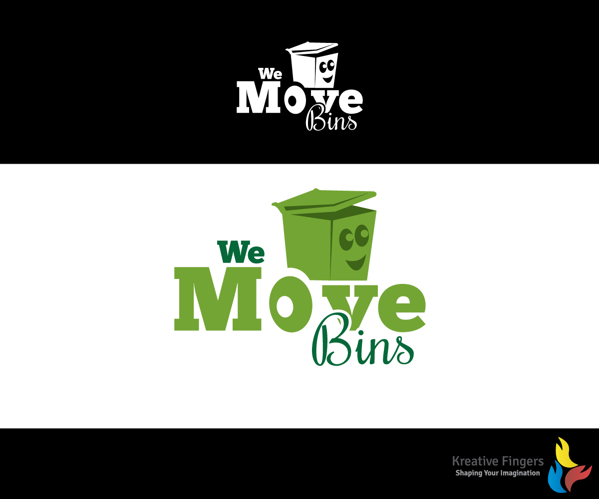 Colorful, Professional, Waste Management Logo Design for We Move Bins ...