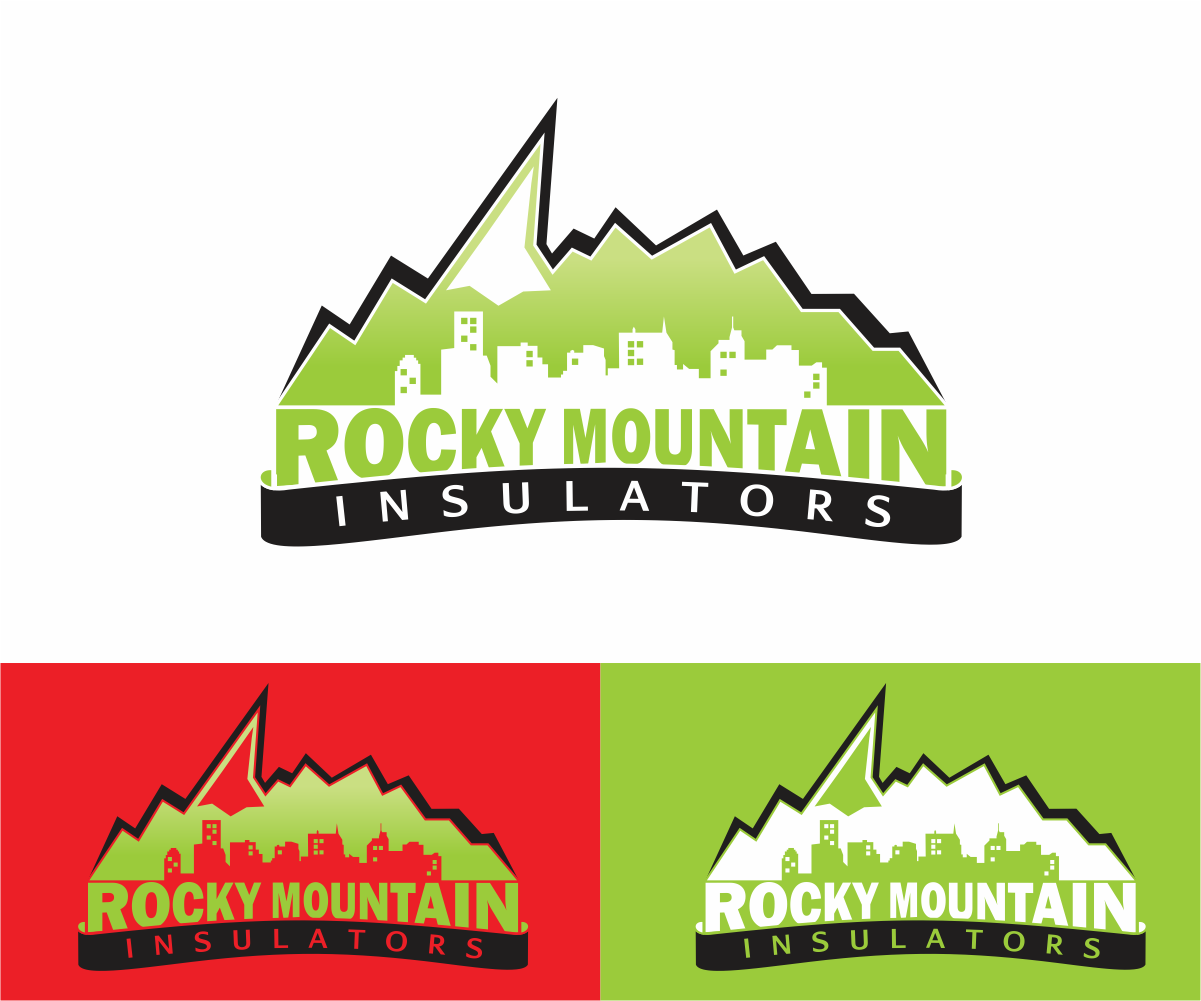Bold, Modern, Insulation Logo Design for Rocky Mountain Insulators by ...