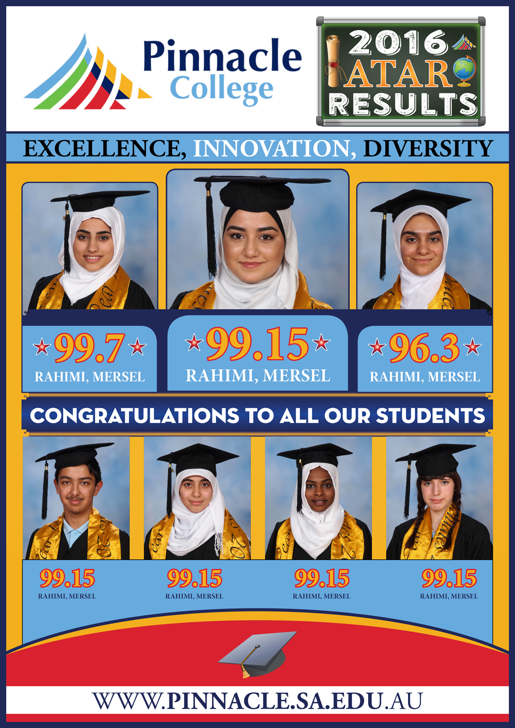 Bold, Modern, Education Poster Design for Pinnacle College by UrbainFX ...