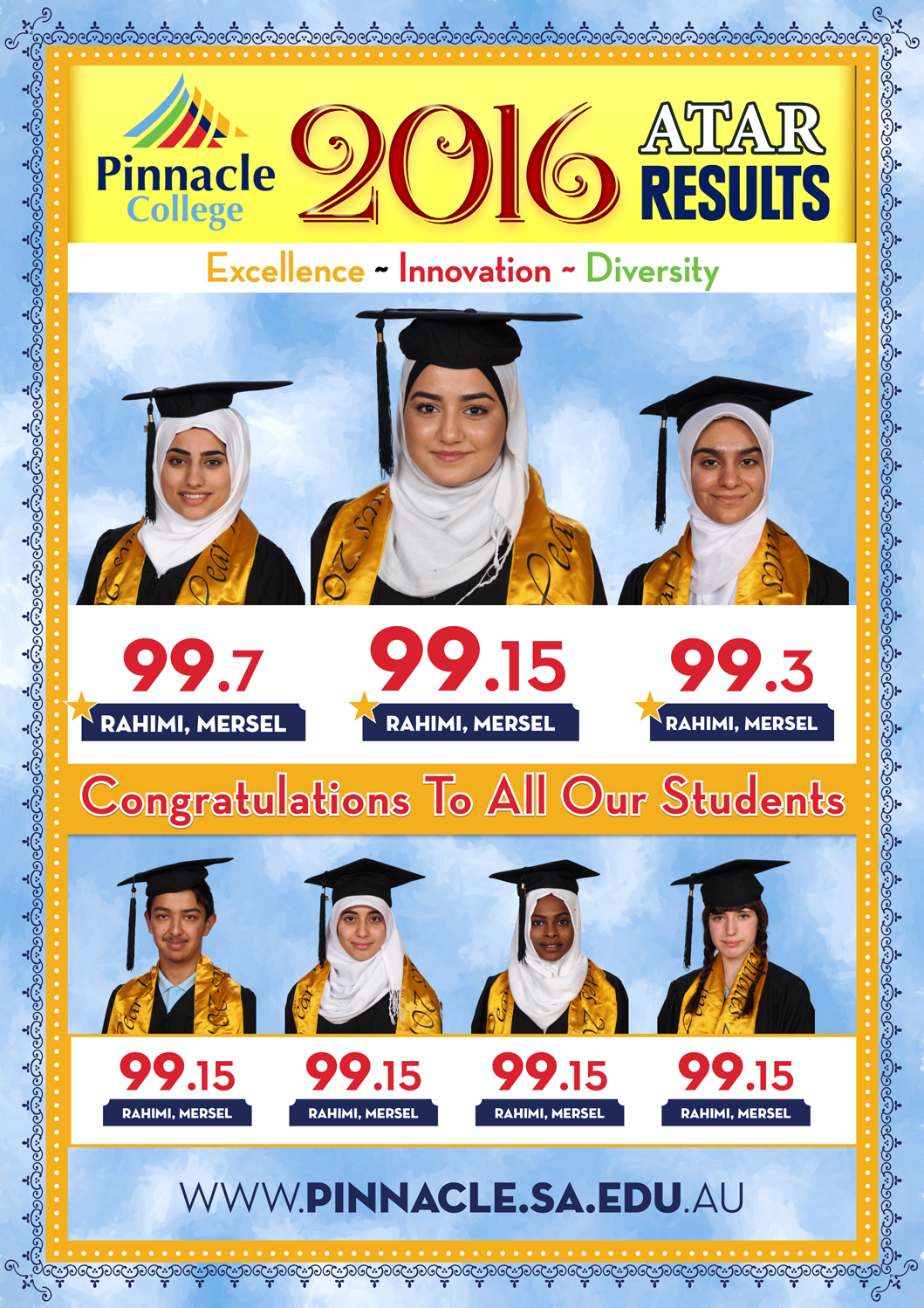 Bold, Modern, Education Poster Design for Pinnacle College by UrbainFX ...