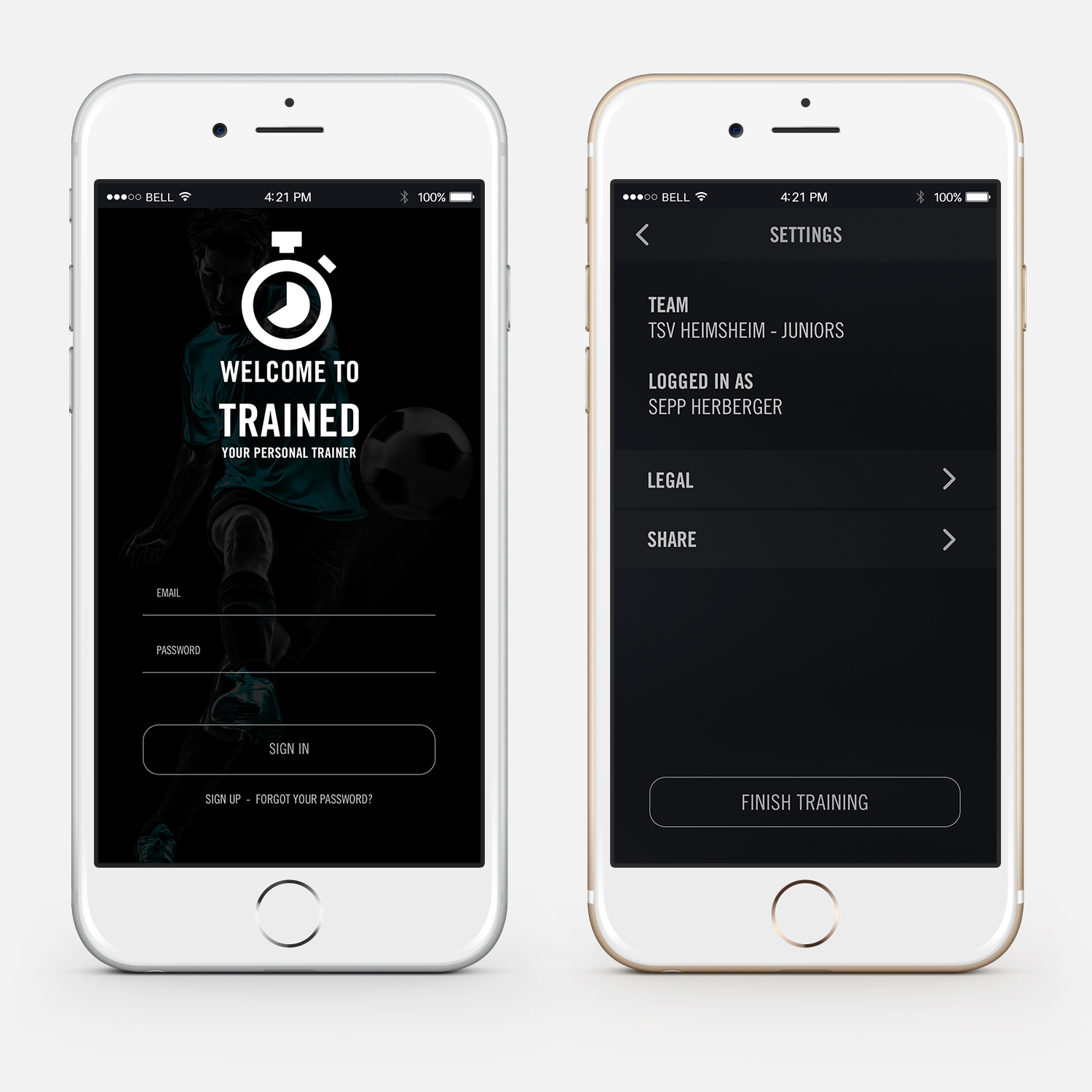 Elegant, Playful, Training App Design for a Company by Rameez Remy ...