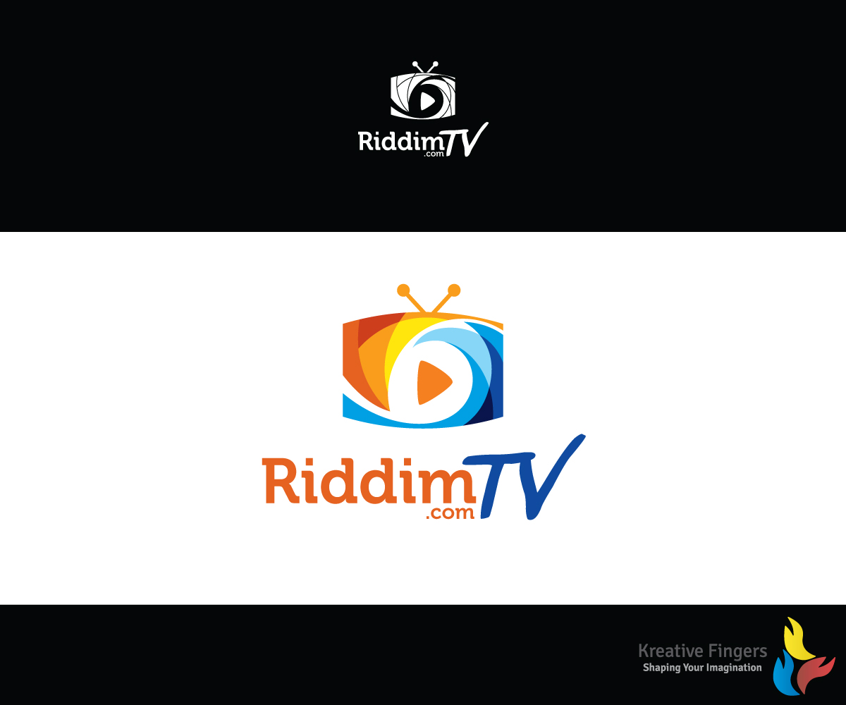 Modern, Upmarket, Media Logo Design for RiddimTV.com by Kreative ...