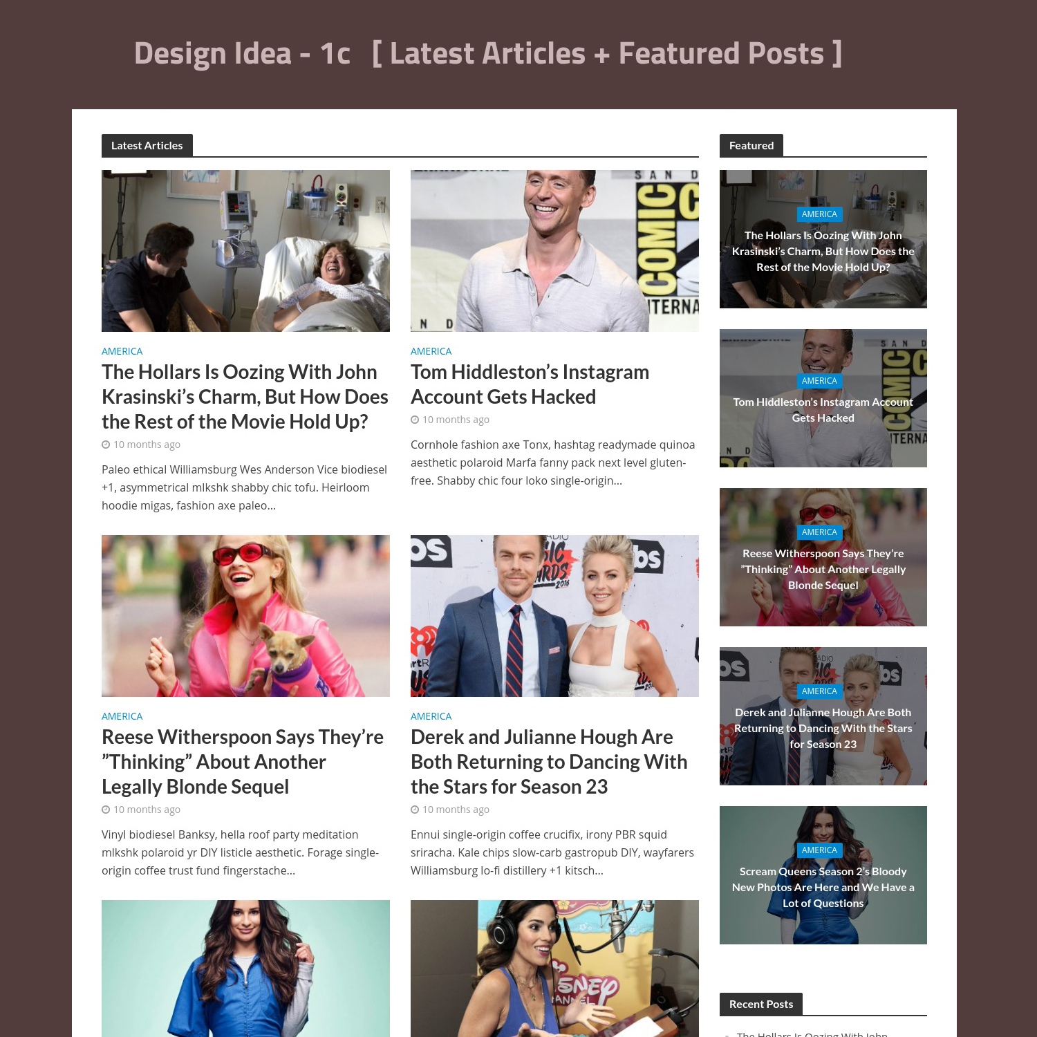 Entertainment Web Design for a Company by Venkat | Design #11891250