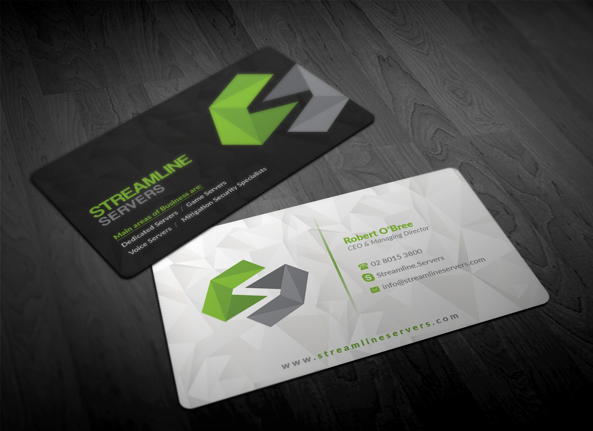 Modern, Professional, Business Business Card Design for Streamline ...