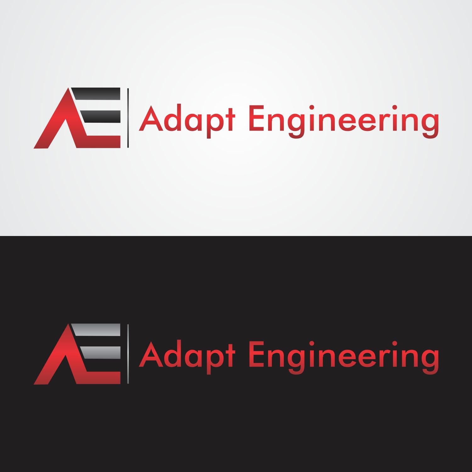 Bold, Serious, Engineering Logo Design for Adapt Engineering or "AE ...