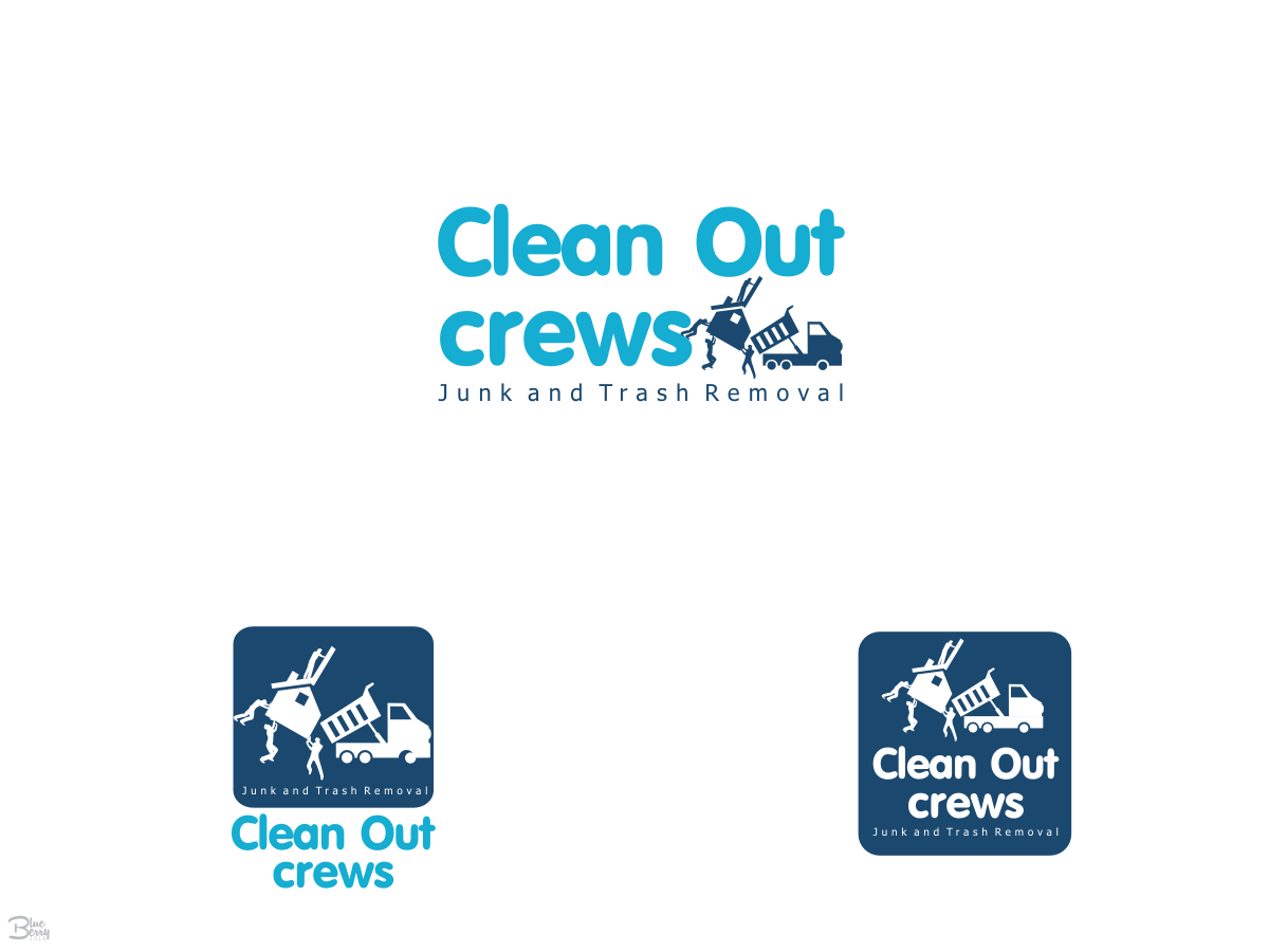 Masculine, Upmarket, Junk Removal Logo Design for Clean Out Crews by ...