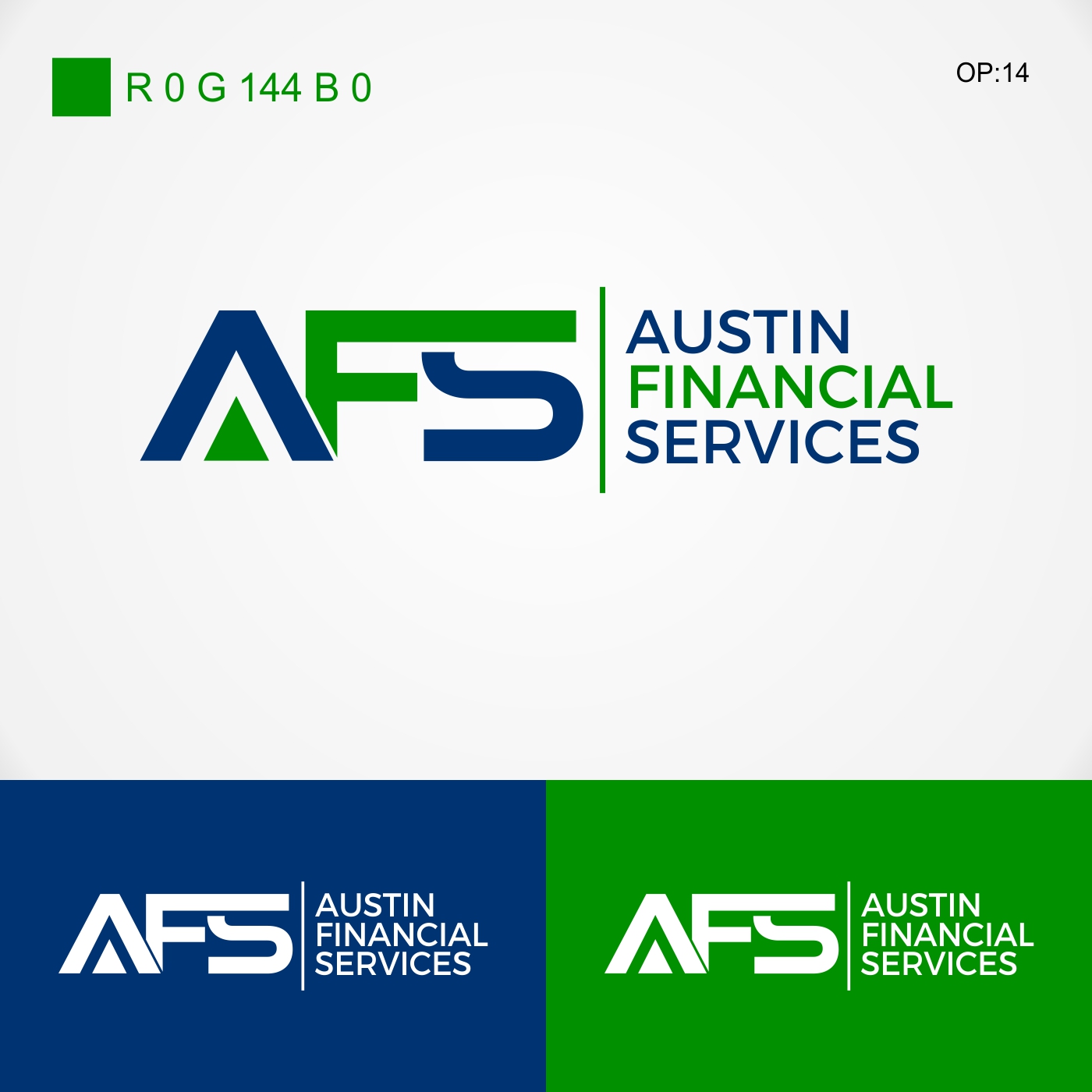 Serious, Modern, Finance Logo Design for AFS - Austin Financial ...