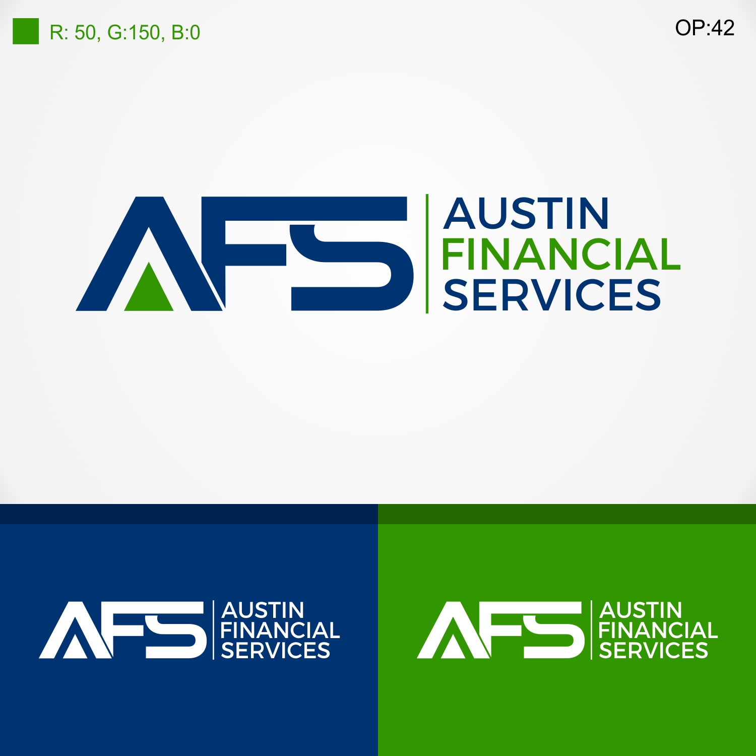 Serious, Modern, Finance Logo Design for AFS - Austin Financial ...