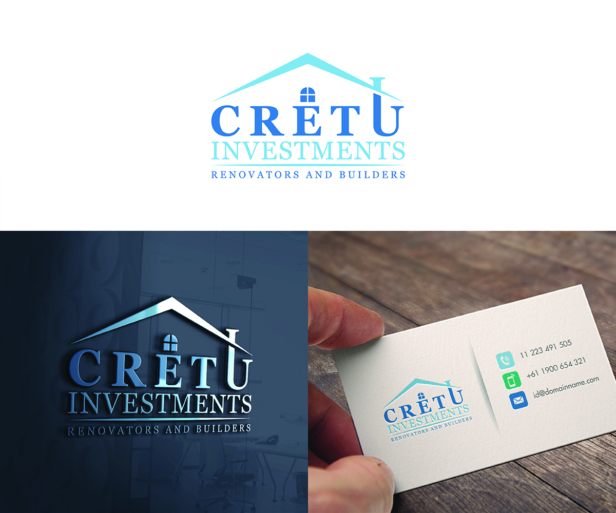 Professional, Modern, Real Estate Development Logo Design for Cretu ...