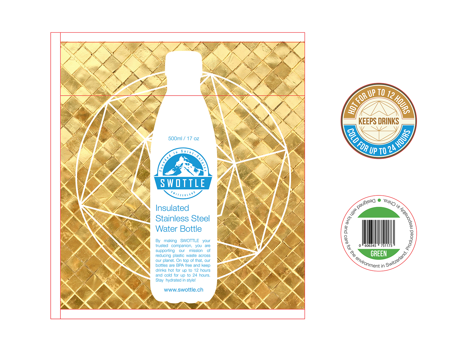 Elegant, Upmarket, Consumer Packaging Design for Swottle by Synthesis ...