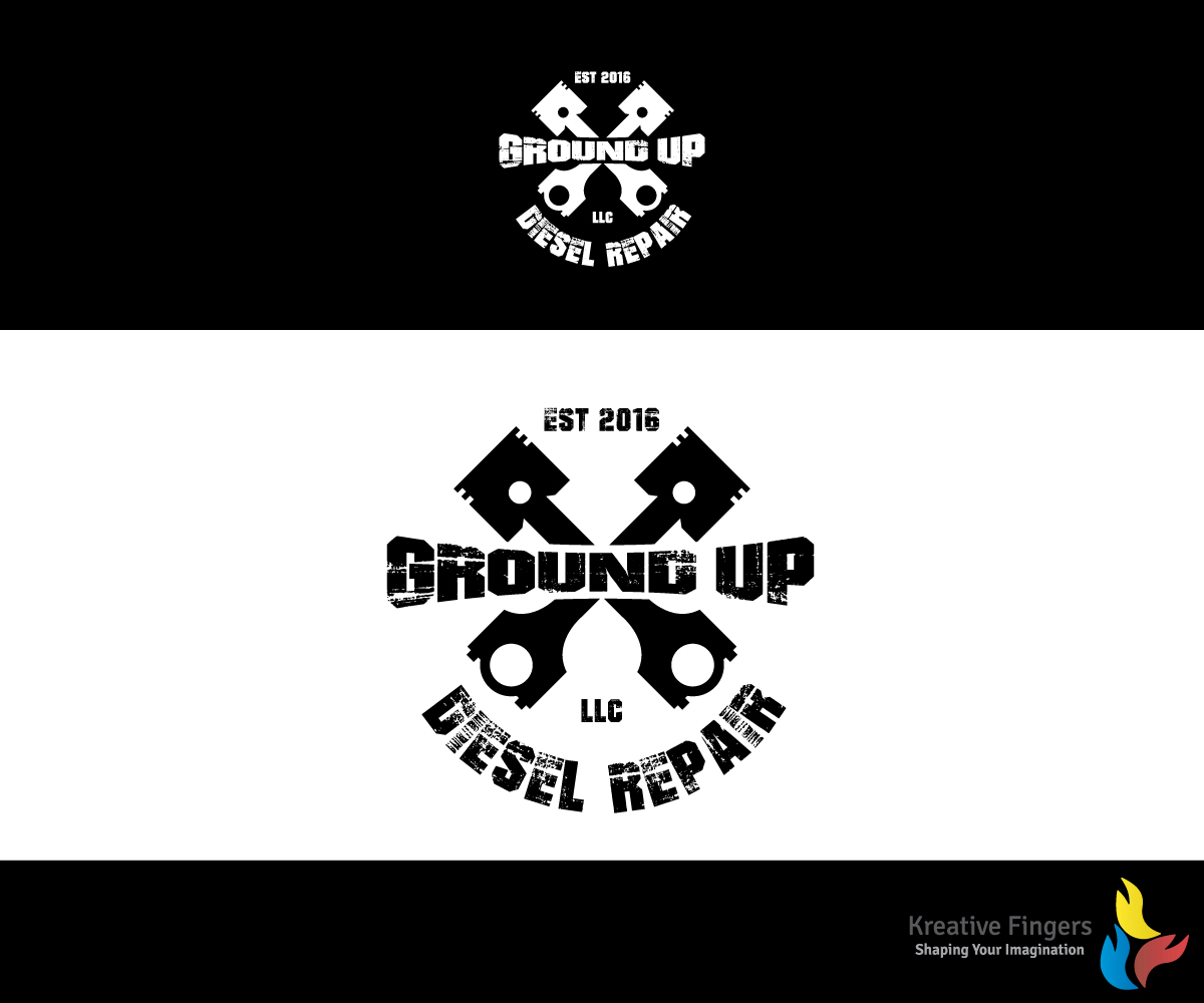 Masculine, Upmarket, Business Logo Design for Ground Up Diesel Repair ...