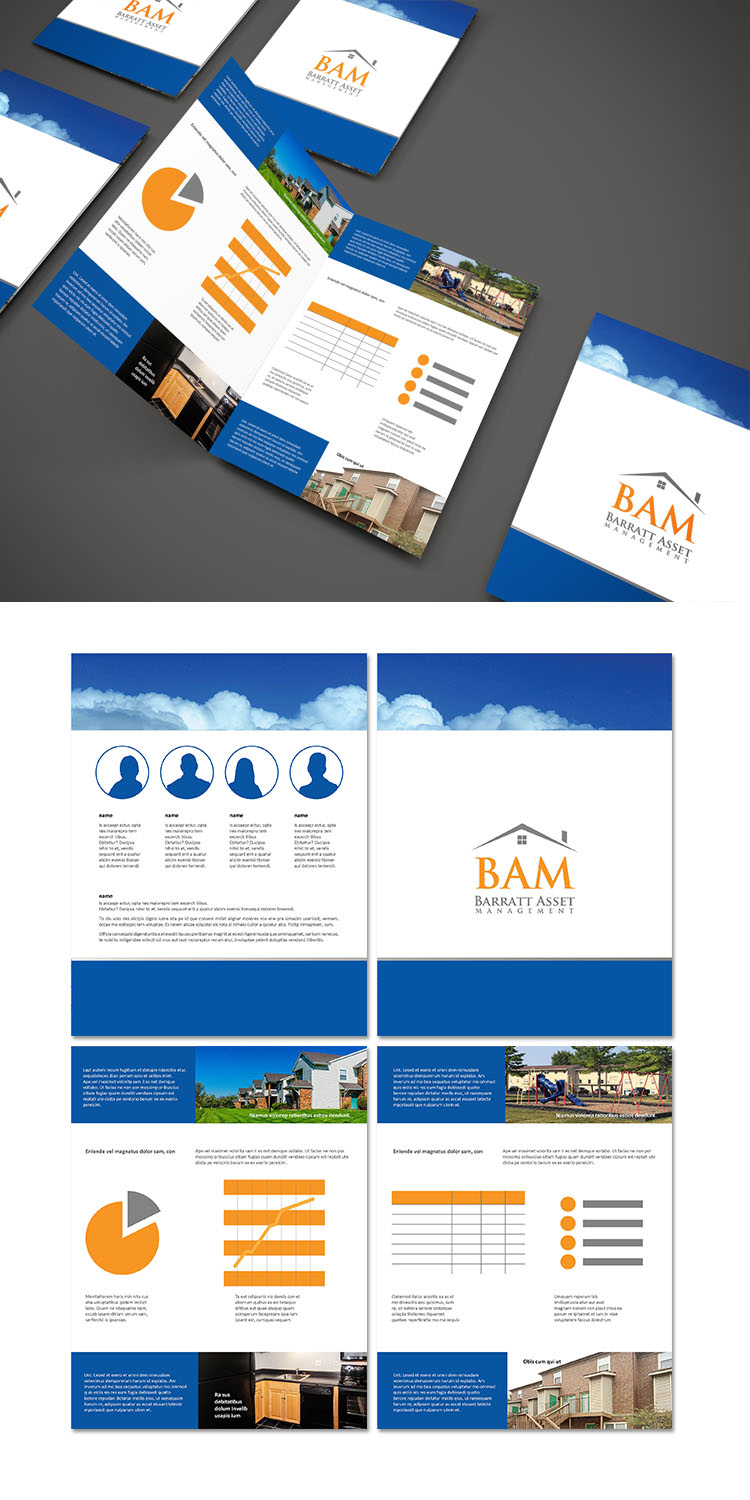 Serious, Professional, Property Management Brochure Design for Barratt ...