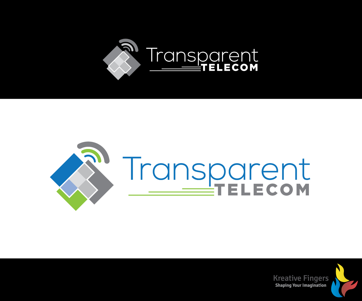 Elegant, Playful, Telecommunications Logo Design for Transparent ...