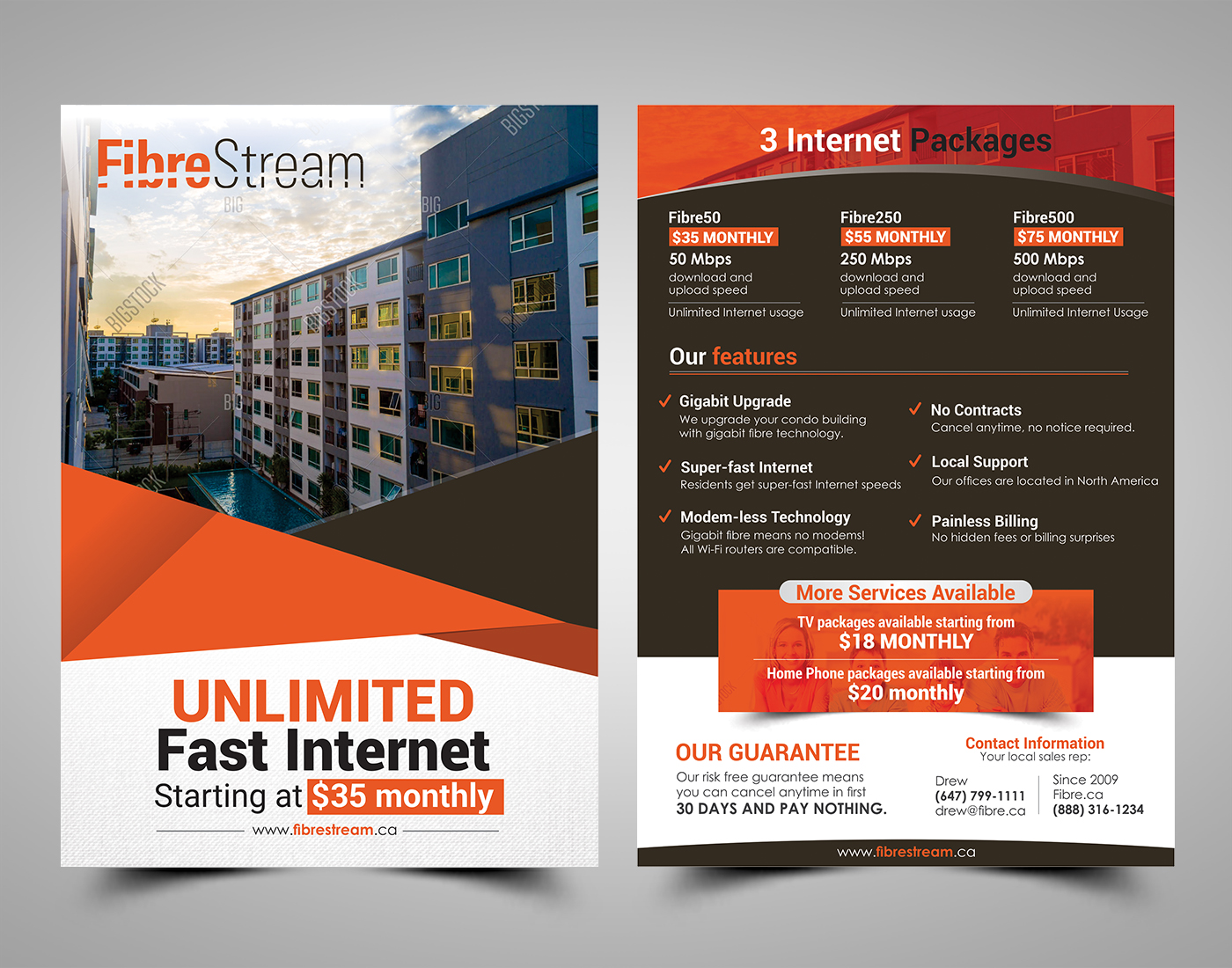 Bold, Playful, Telecommunications Flyer Design for a Company by ESolz ...