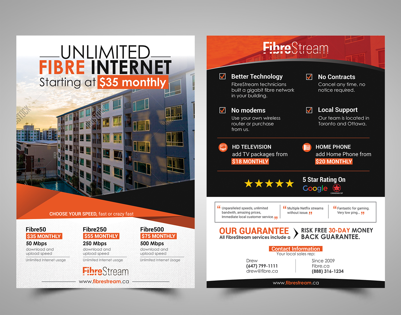 Bold, Playful, Telecommunications Flyer Design for a Company by ESolz ...