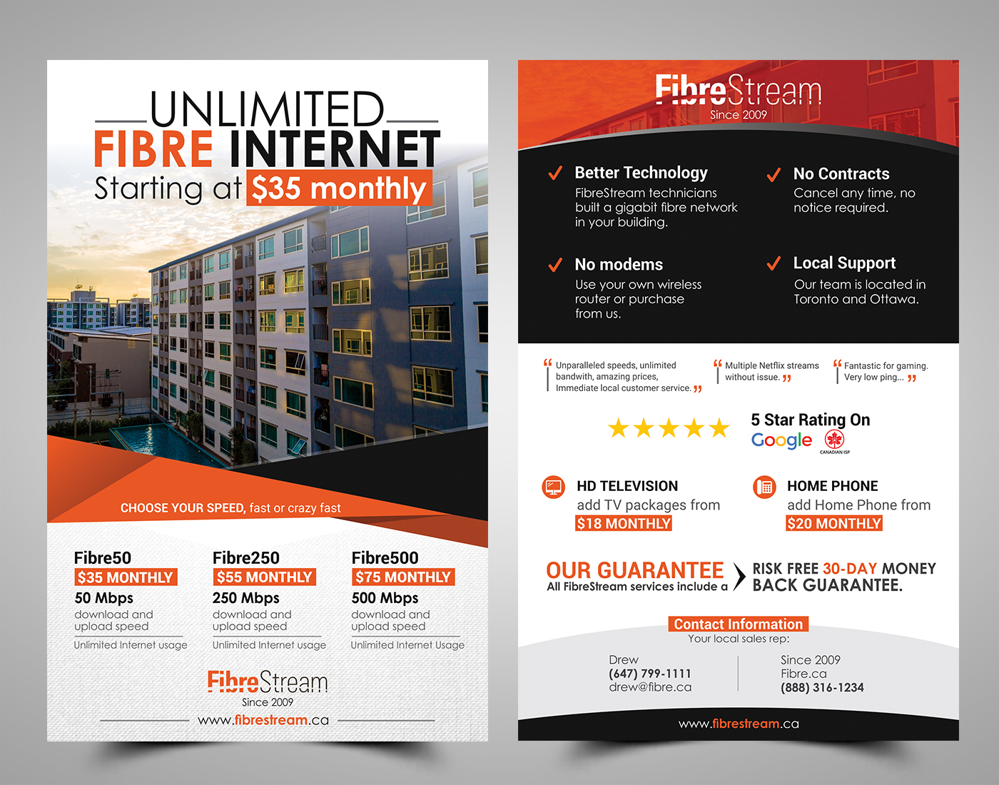 Bold, Playful, Telecommunications Flyer Design for a Company by ESolz ...