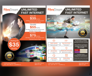 Internet service provider (ISP) flyer | 52 Flyer Designs for a business ...