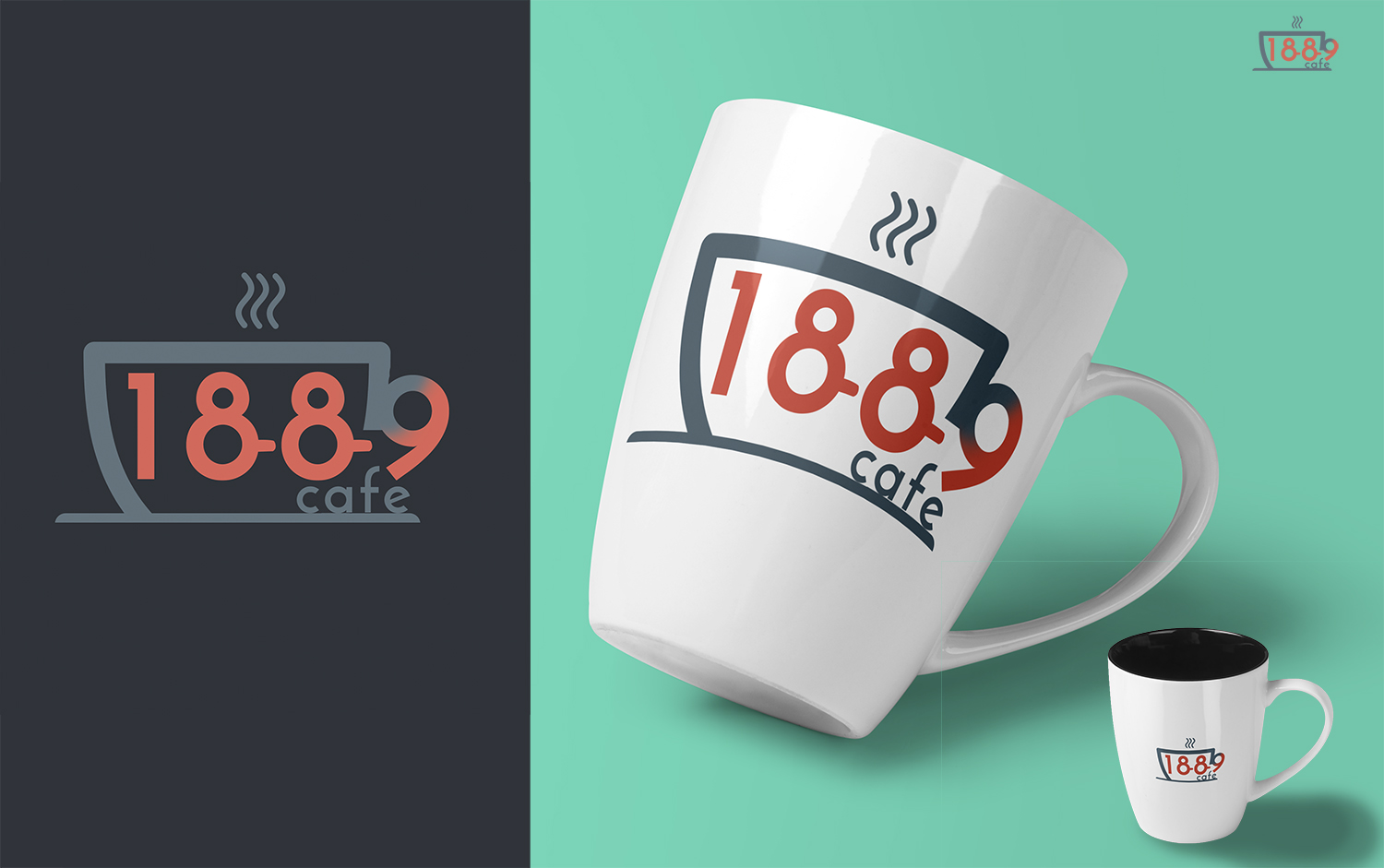 Elegant, Playful, Cafe Logo Design for 1889 Cafe by Drexen | Design ...