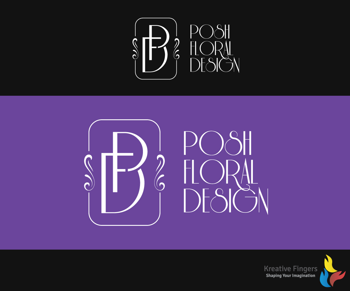 Bold, Professional, Wedding Planner Logo Design for "Posh Floral Design ...