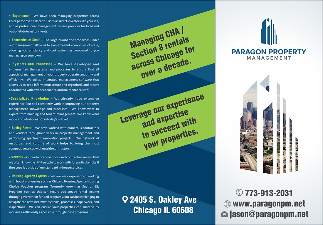Bold, Serious, Property Management Flyer Design for a Company by ...