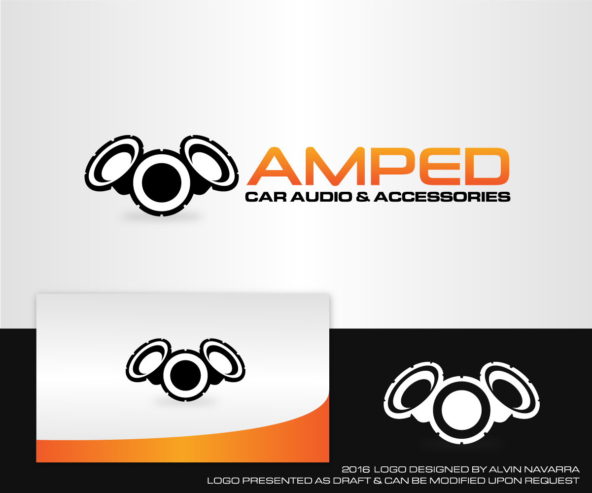 Serious, Modern, Automotive Logo Design for "Amped" car audio and ...