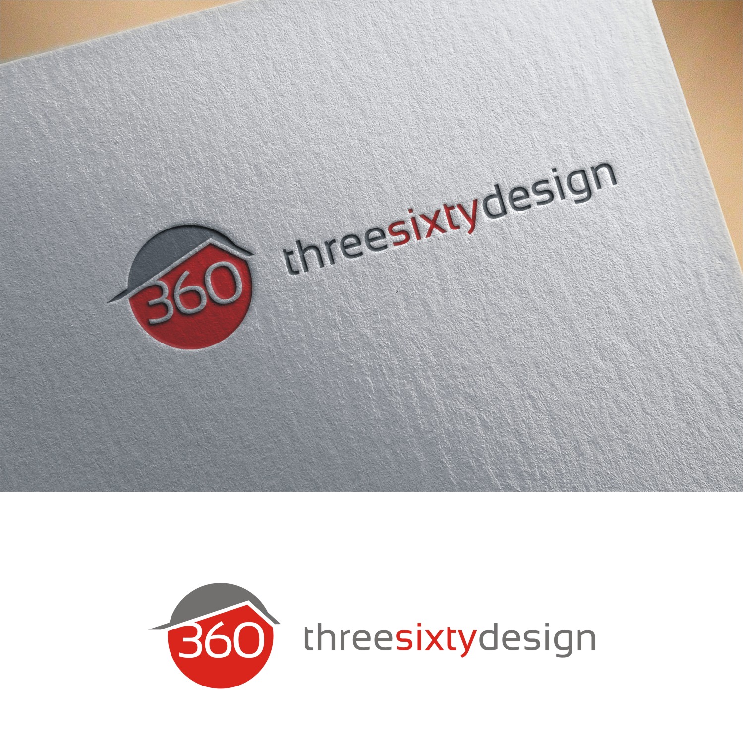 Modern, Professional, Boutique Logo Design for three sixty design ...
