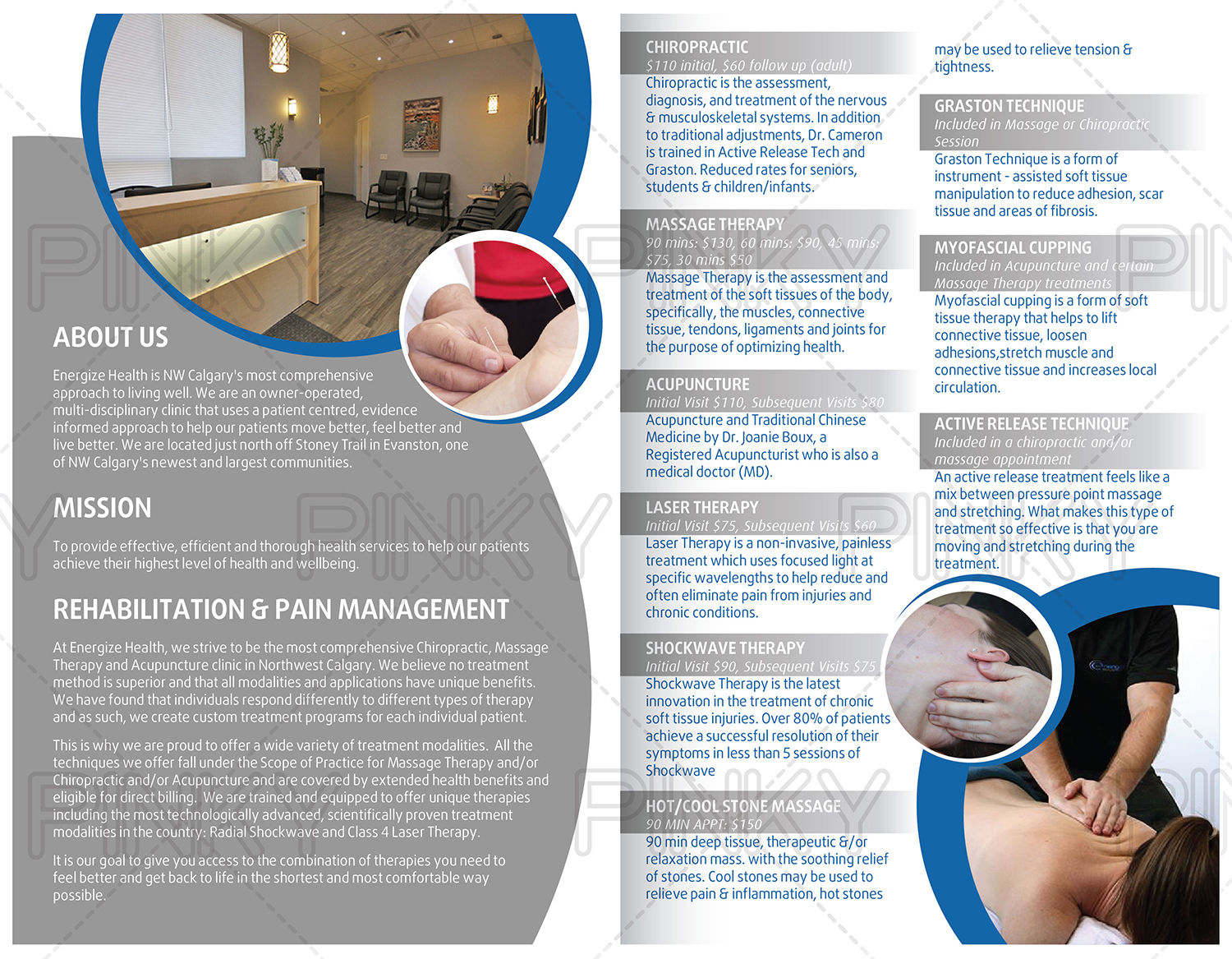 Bold, Serious, Health And Wellness Brochure Design for a Company by ...