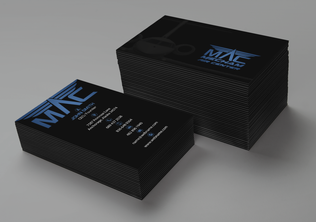 Bold, Upmarket, Airport Business Card Design for a Company by ...
