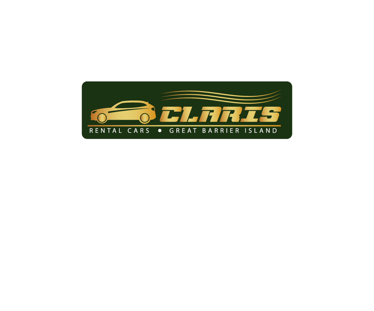 Elegant, Playful Logo Design for Claris Rental Cars Great Barrier ...