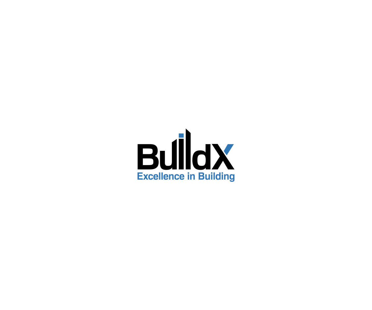 Colorful, Modern, Construction Company Logo Design for BuildX ...