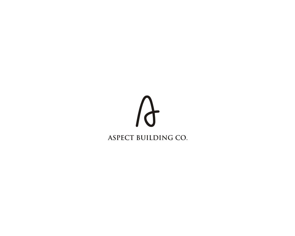Elegant, Playful, Home Builder Logo Design for Aspect Building Co. by ...