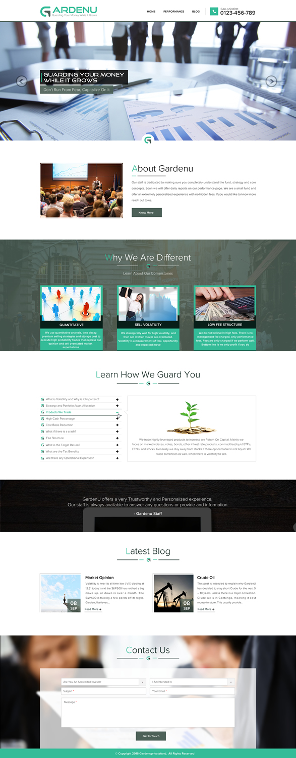 Modern, Professional Web Design for GardenU by Sbss | Design #12145406