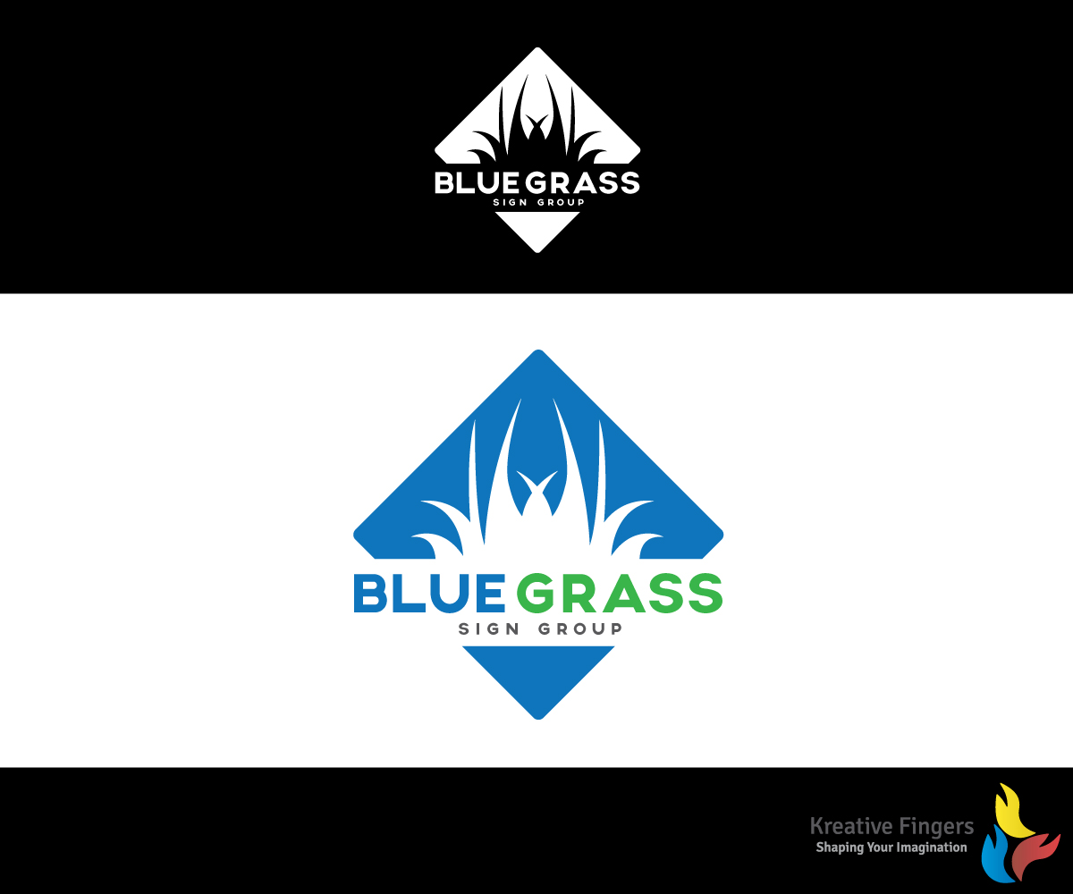 Bold, Serious, Marketing Logo Design for Bluegrass Sign Group by ...