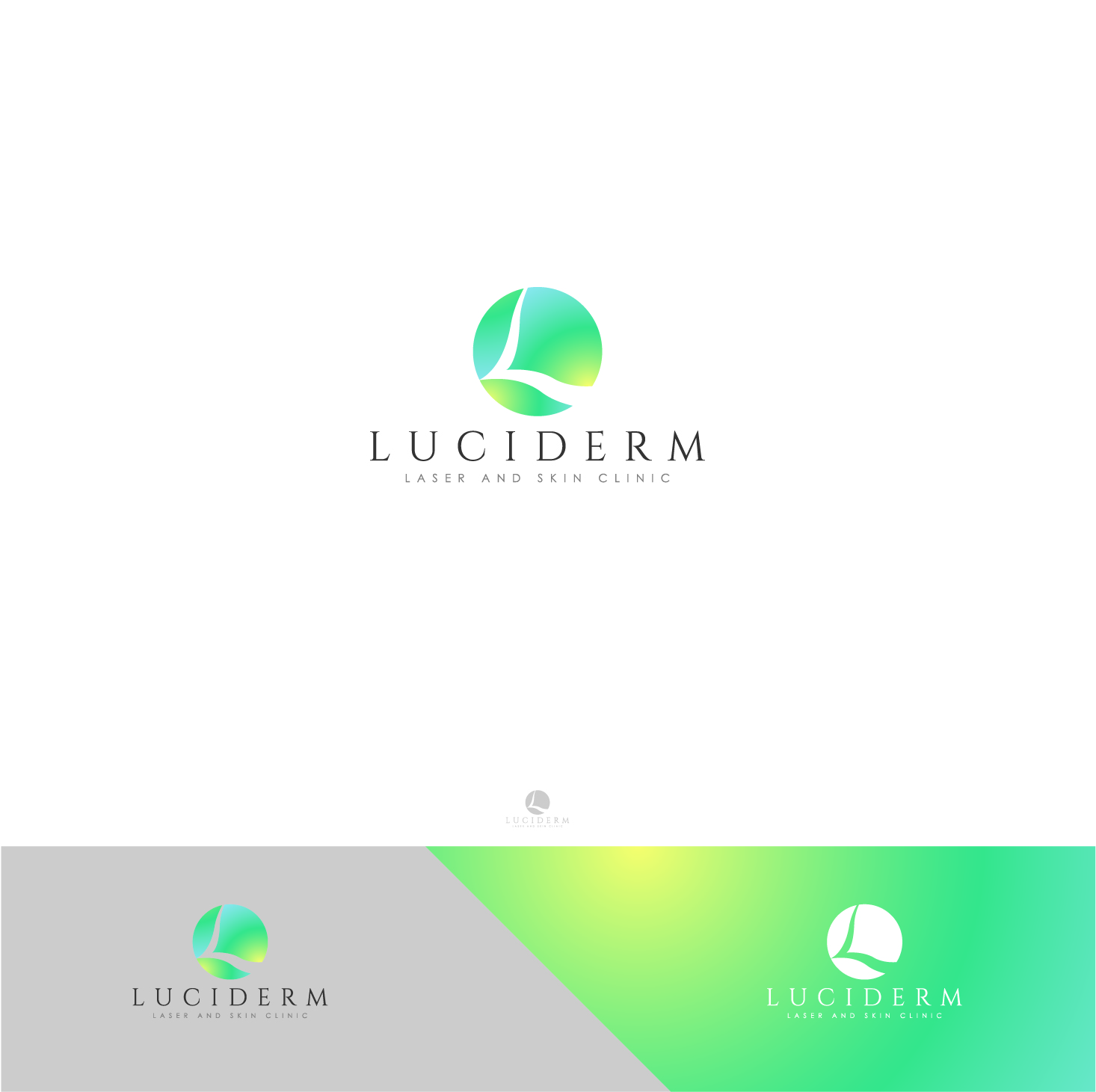Elegant, Upmarket, Clinic Logo Design for Luciderm Skin and Laser ...