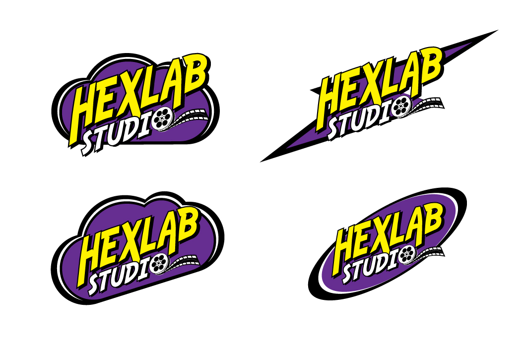 Colorful, Bold, Film Production Logo Design for HexLab Studio by ABG | Design #12322879
