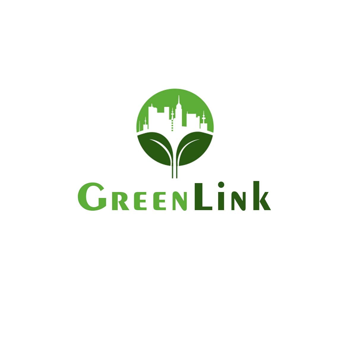 Colorful, Elegant, It Company Logo Design for The Green Link by Rhui ...