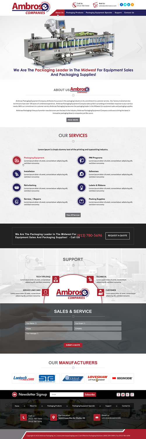 Serious, Professional, It Company Web Design for Internet Designs by ...